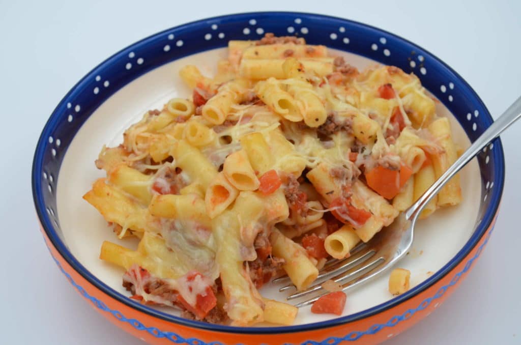Baked Ziti with Tomatoes - Hot Rod's Recipes