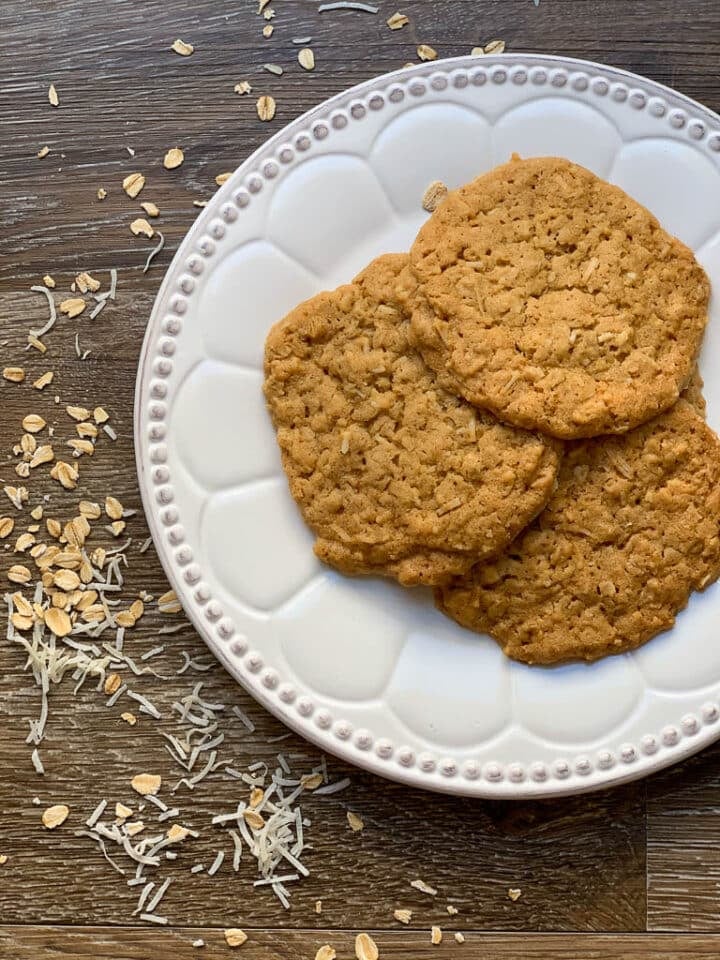 Crunchy Coconut Crisp Cookies - Hot Rod's Recipes