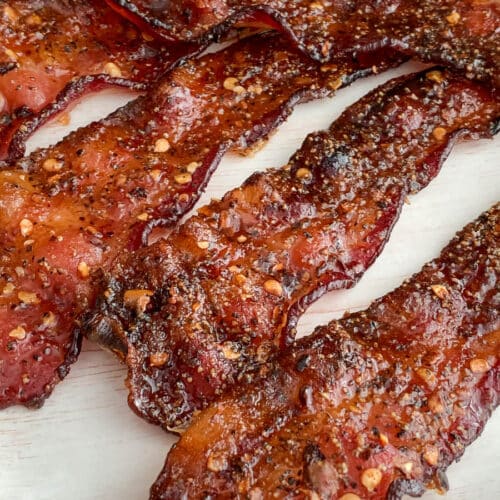 Sweet & Spicy Bacon (Candied Bacon) - Hot Rod's Recipes