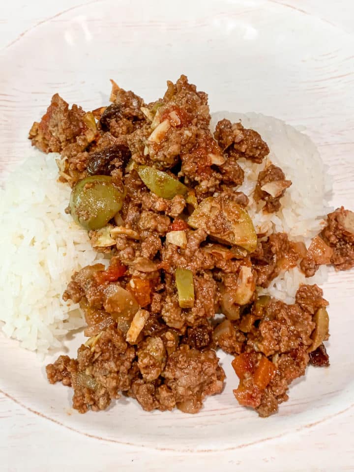 Easy Beef Picadillo - Hot Rod's Recipes