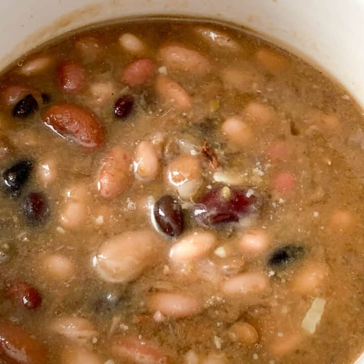 Slow Cooker Ham and 15 Bean Soup - Hot Rod's Recipes