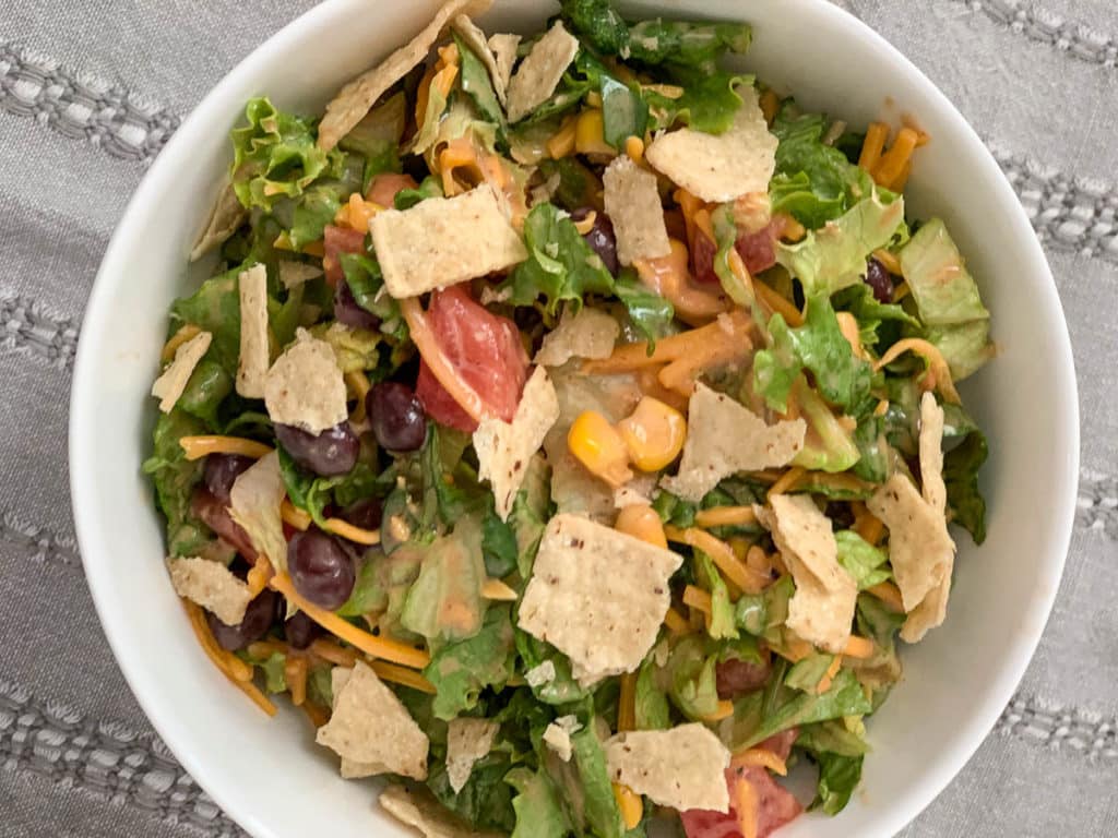 Ranch BBQ Chopped Salad - Hot Rod's Recipes