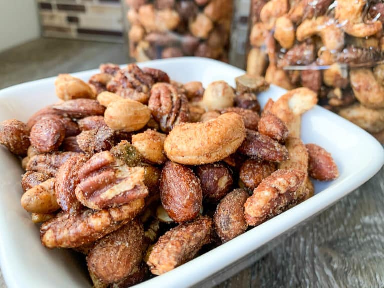 Sweet and Spicy Mixed Nuts - Hot Rod's Recipes
