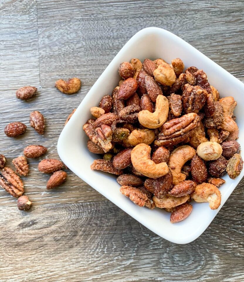 Sweet and Spicy Mixed Nuts - Hot Rod's Recipes