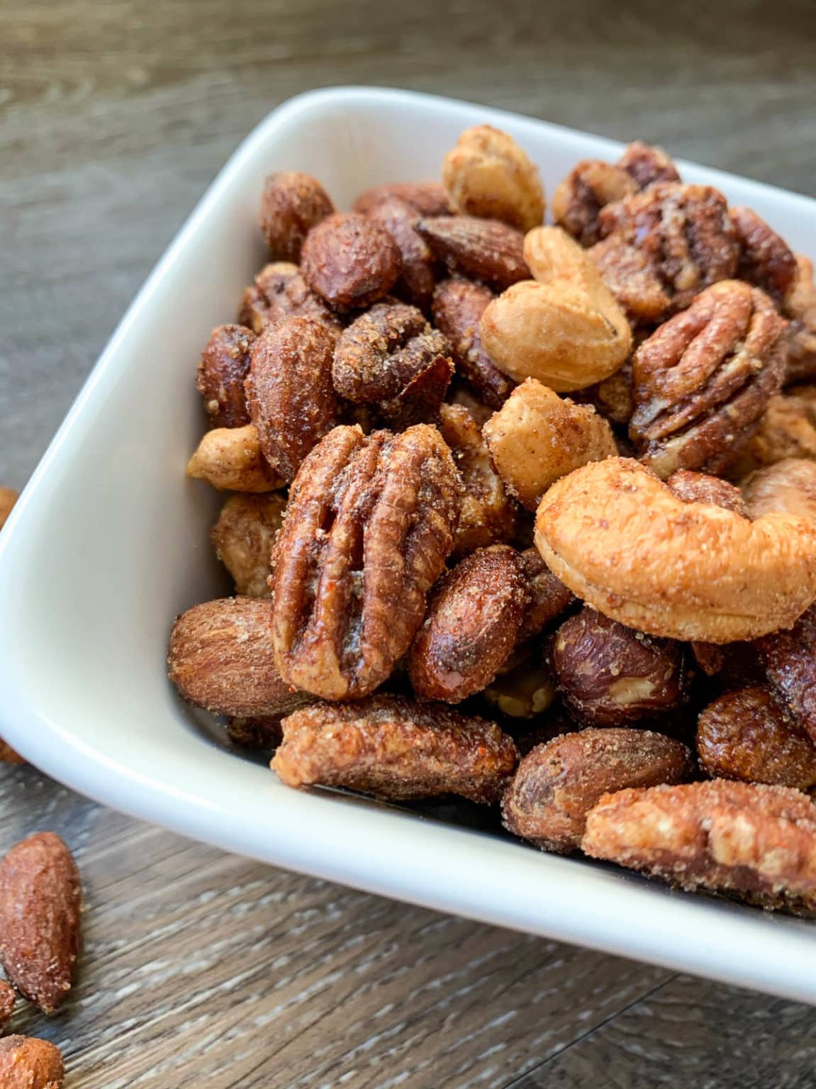 Sweet and Spicy Mixed Nuts - Hot Rod's Recipes