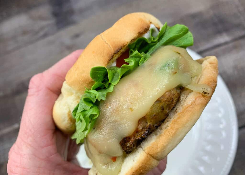 Green Chili Chicken Burgers - Hot Rod's Recipes
