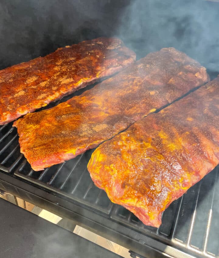 No Wrap Smoked St. Louis BBQ Ribs - Hot Rod's Recipes