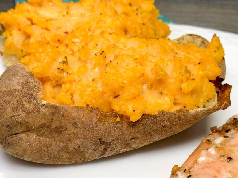 Twice Baked Pumpkin and Parmesan Potatoes - Hot Rod's Recipes