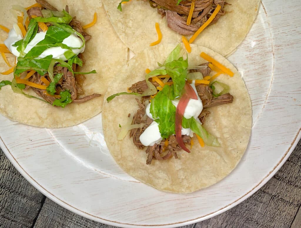 Diabetic Shredded Beef Tacos - Hot Rod's Recipes