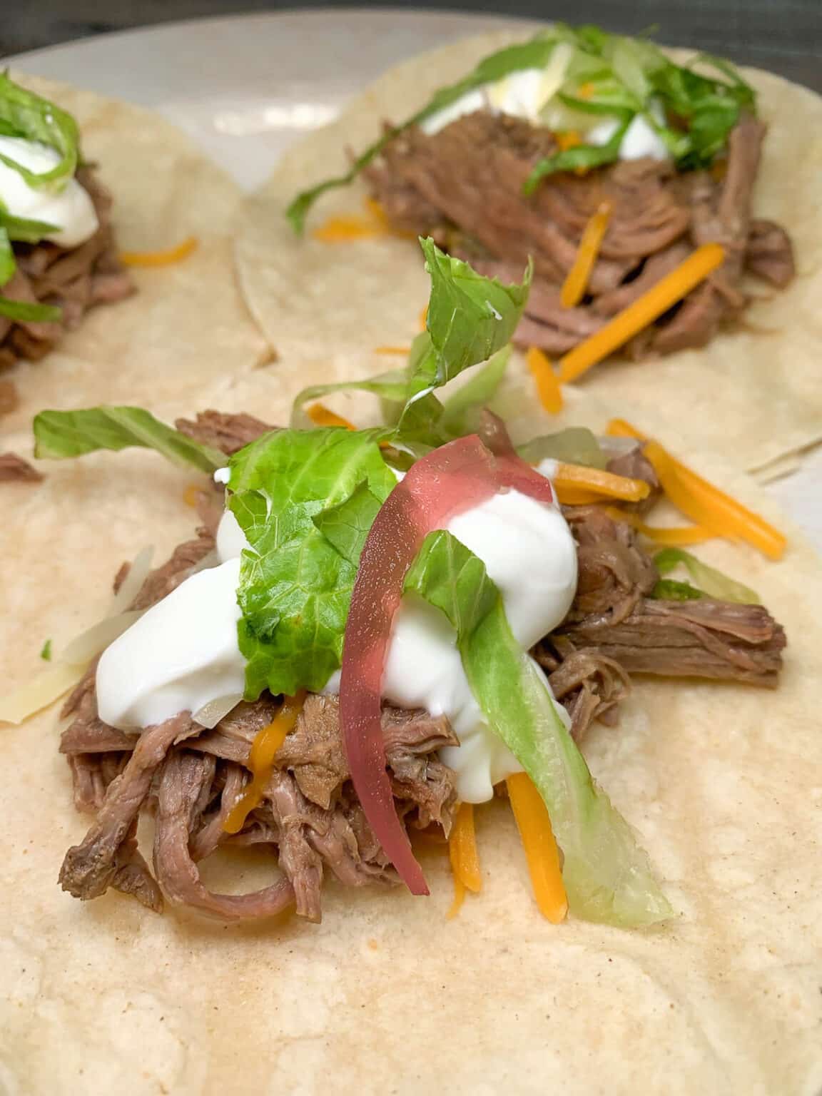 Diabetic Shredded Beef Tacos - Hot Rod's Recipes