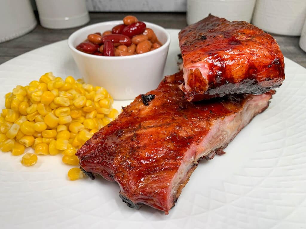 No Wrap Smoked St. Louis BBQ Ribs - Hot Rod's Recipes