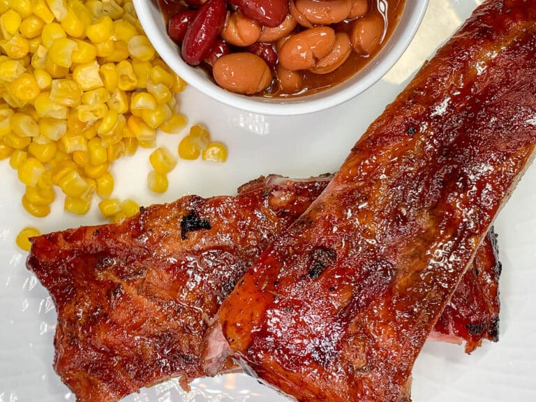 No Wrap Smoked St. Louis BBQ Ribs - Hot Rod's Recipes