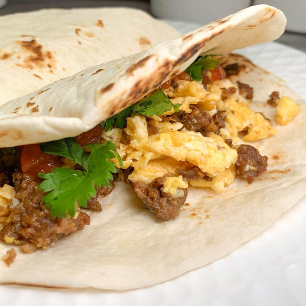 Mexican Chorizo Breakfast Tacos - Hot Rod's Recipes