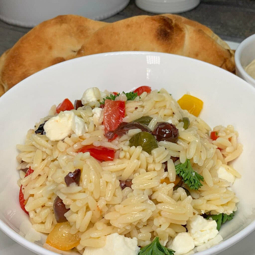 Mediterranean Orzo Salad - Hot Rod's Recipes