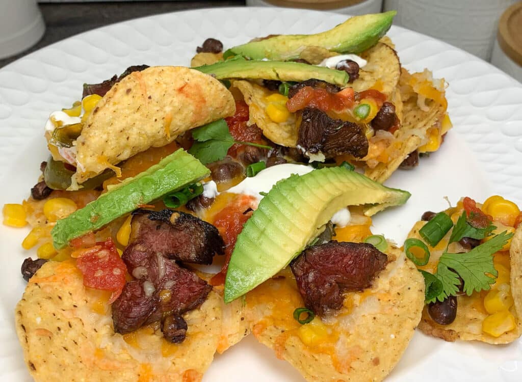 Southwestern Loaded Steak Nachos - Hot Rod's Recipes
