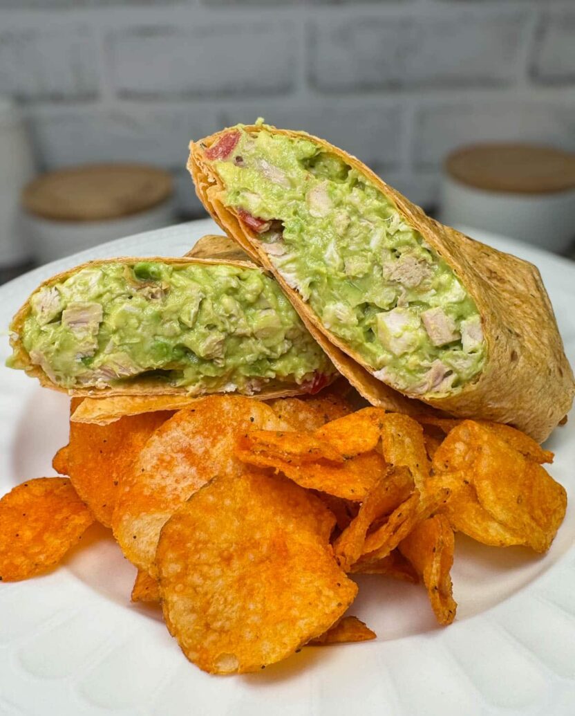 Chicken and Avocado Mayo Wrap - Hot Rod's Recipes