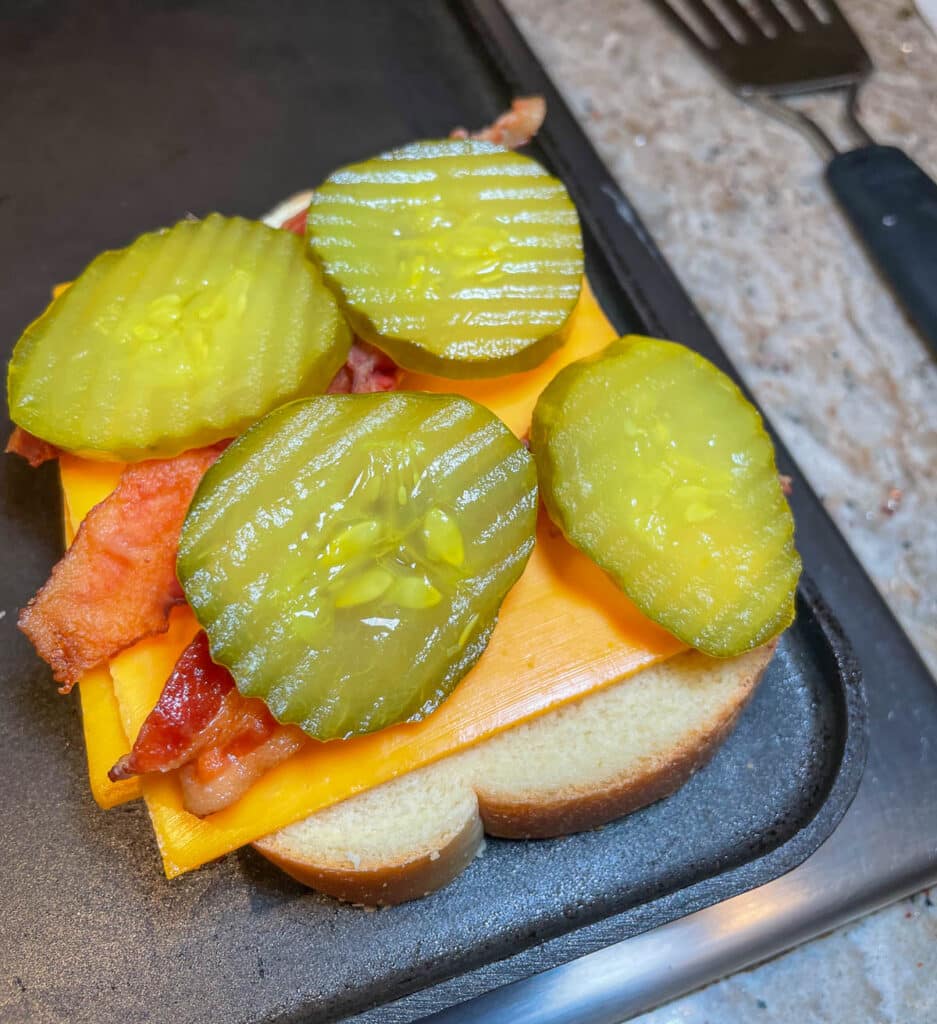 Dill Pickle Bacon Grilled Cheese - Hot Rod's Recipes
