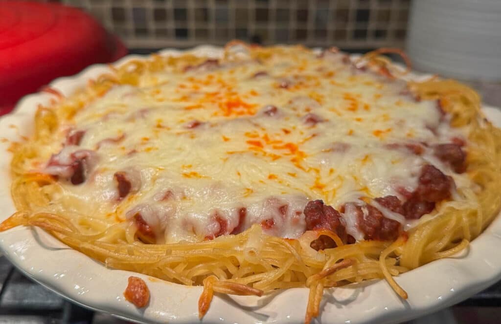 Cheesy Pasta Pie - Hot Rod's Recipes