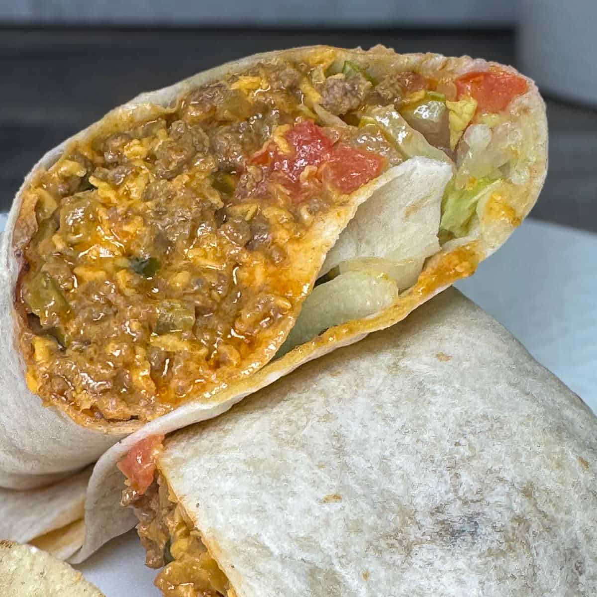Cheeseburger Burritos - Hot Rod's Recipes